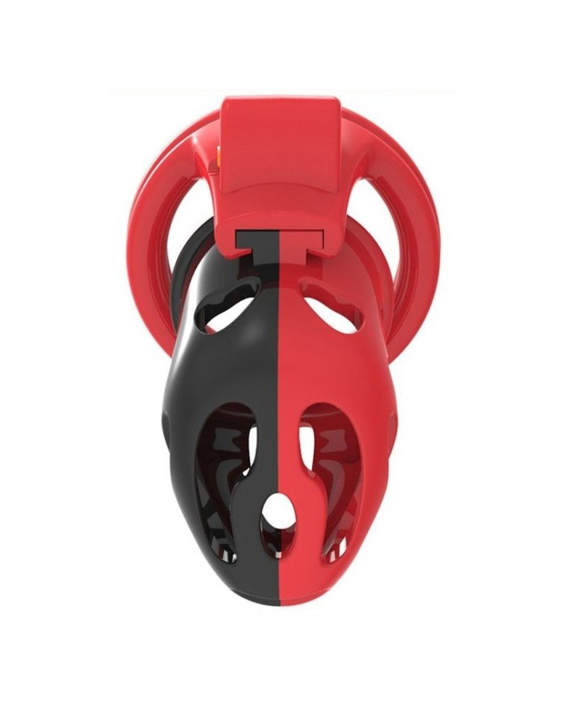 Cage de chasteté Dinoz 6.5 x 3cm Noir-Rouge pas cher - La Boutique ...