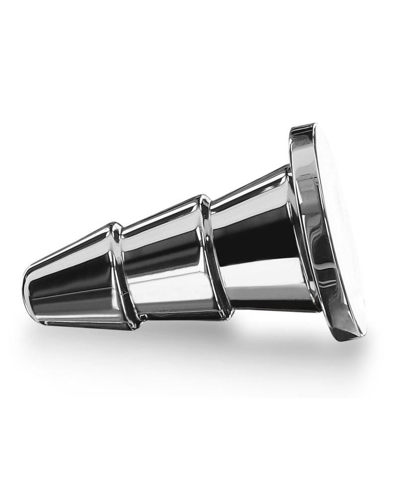 Plug en métal Cone Steel 7.5 x 3.8cm pas cher - La Boutique du Hard
