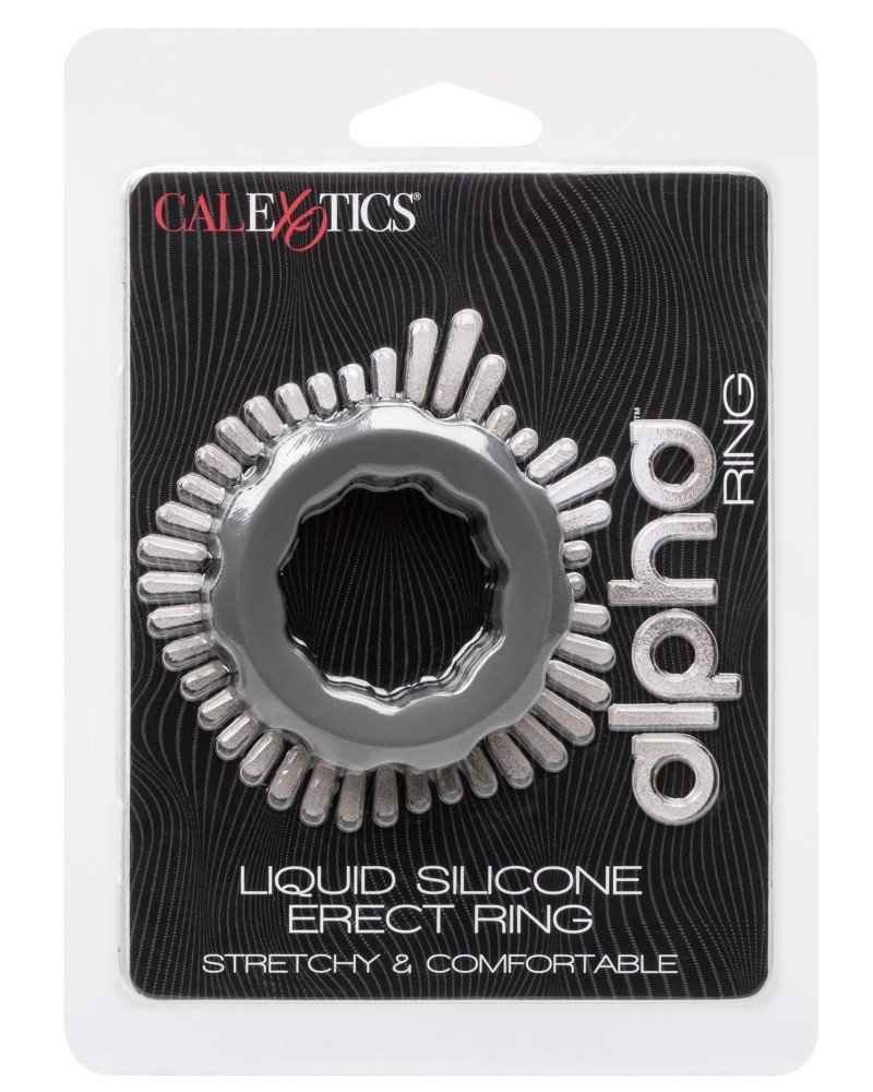 Cockring Silicone Erect Ring Alpha 37mm Gris pas cher - La Boutique...